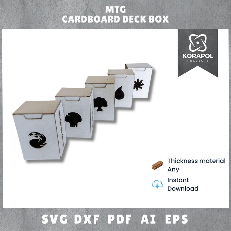 Commander Deck Box - Etsy