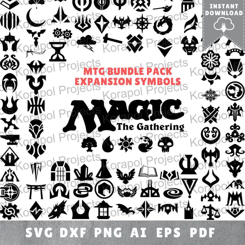 Magic Gathering Svg - Etsy