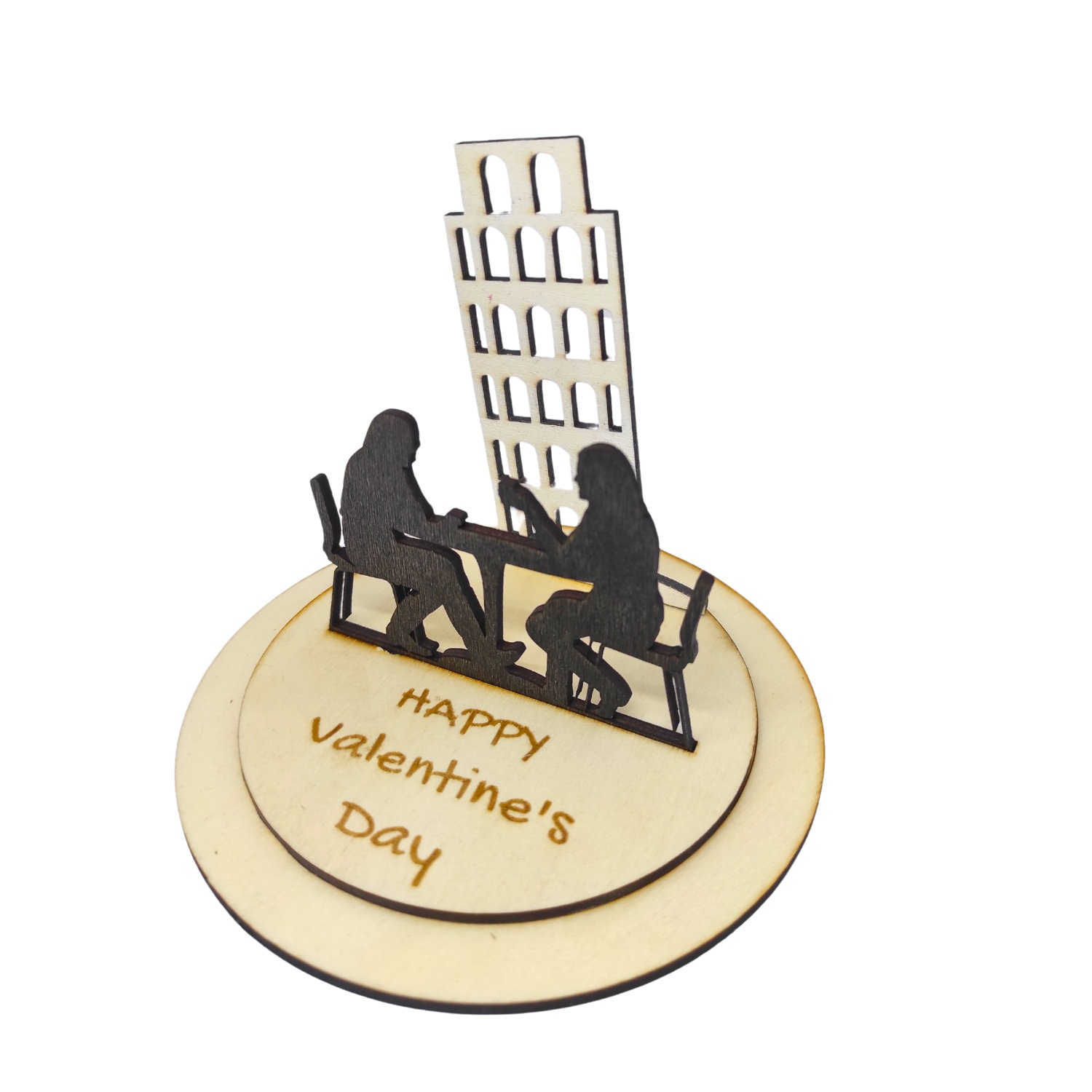 Digital SVG, DXF File Romantic Couple Laser Cut, Decorative, Couple ...