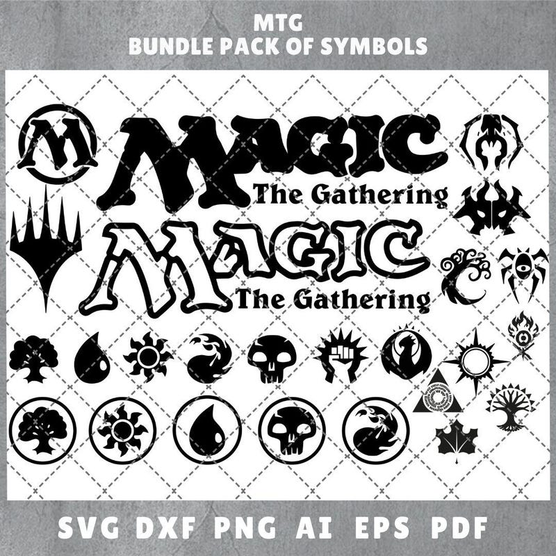 Magic Gathering Svg - Etsy