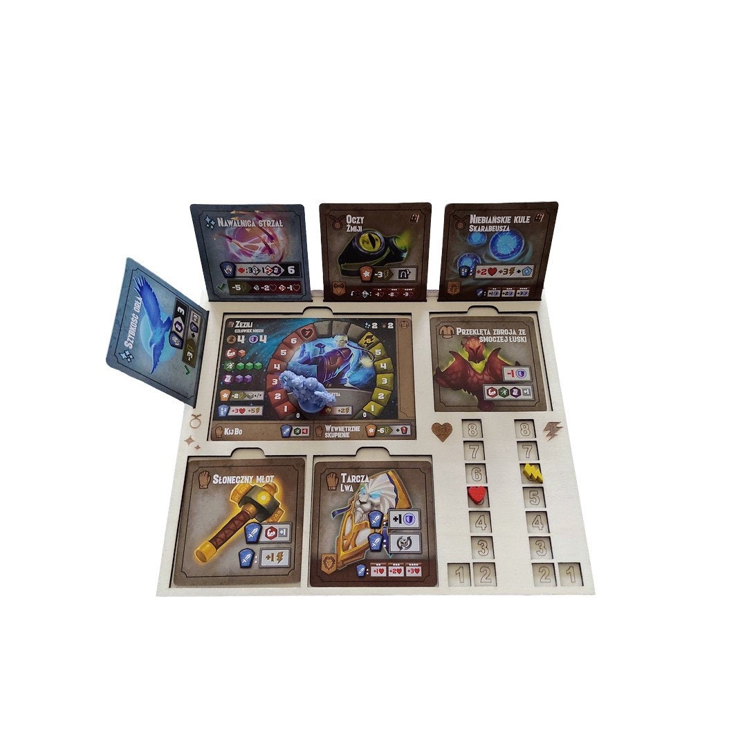 Digital SVG, DXF File Tiny Epic Dungeons : Player Board Laser Cut, Laser, Board Game, Diy, Self ...