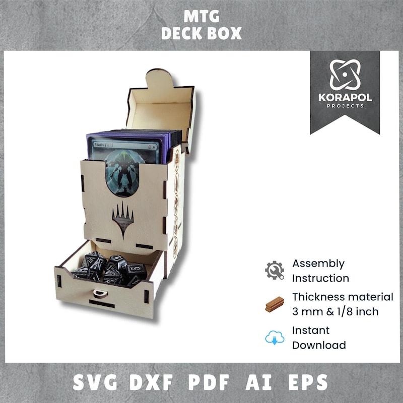 8 Card Deck Holder - Etsy