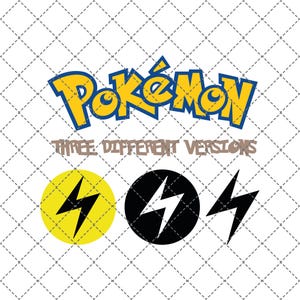 Basic Energy Inspired Pokemon Cards Symbols SVG | Pokemon Icons ...
