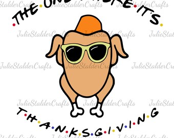 Thanksgiving Turkey Friends Png, the One Where It's Thanksgiving Png ...