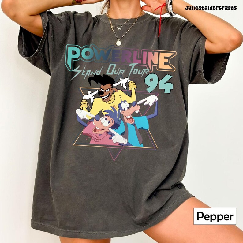 Vintage Disney Powerline Png, Disney 90s A Goofy Movie Powerline Stand ...