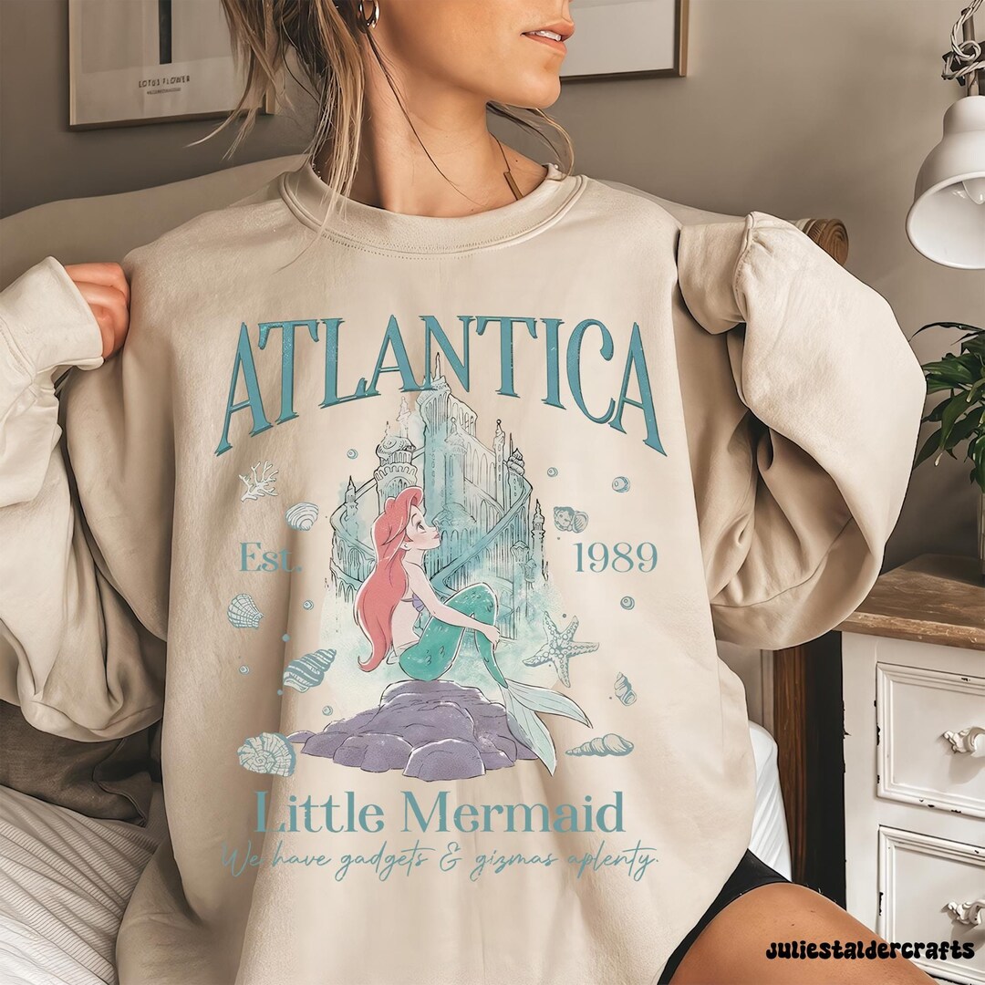 Vintage 90s Disney Little Mermaid Png, Atlantica Little Mermaid Ariel ...