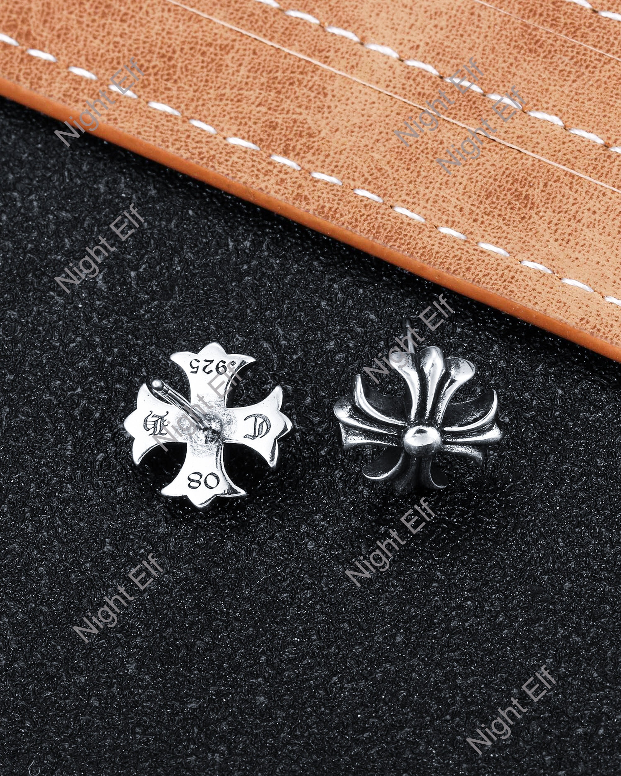 Chrome Hearts Style Earrings, Punk Earring,trendy Chrome Hearts ...