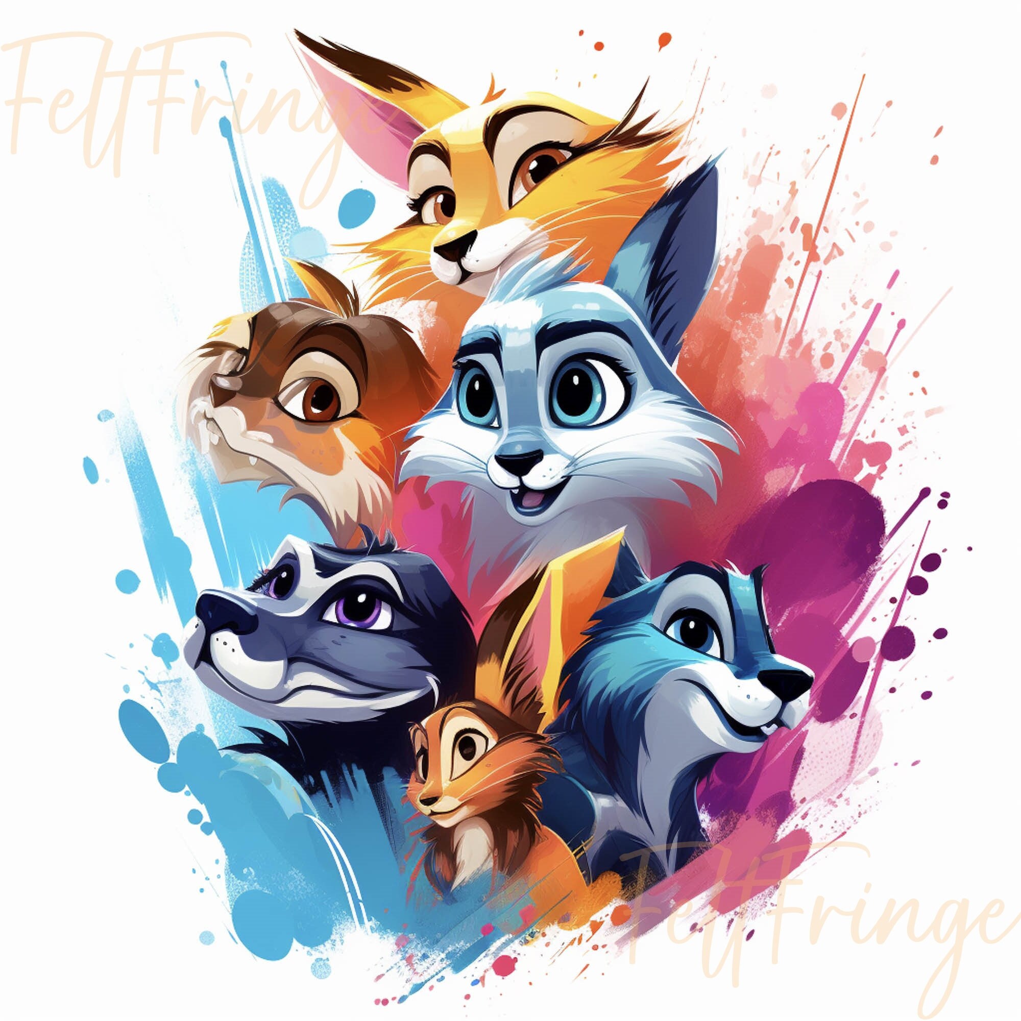 Zootopia Png, Valentine's Day Clipart, Watercolor Clipart, Cartoon ...