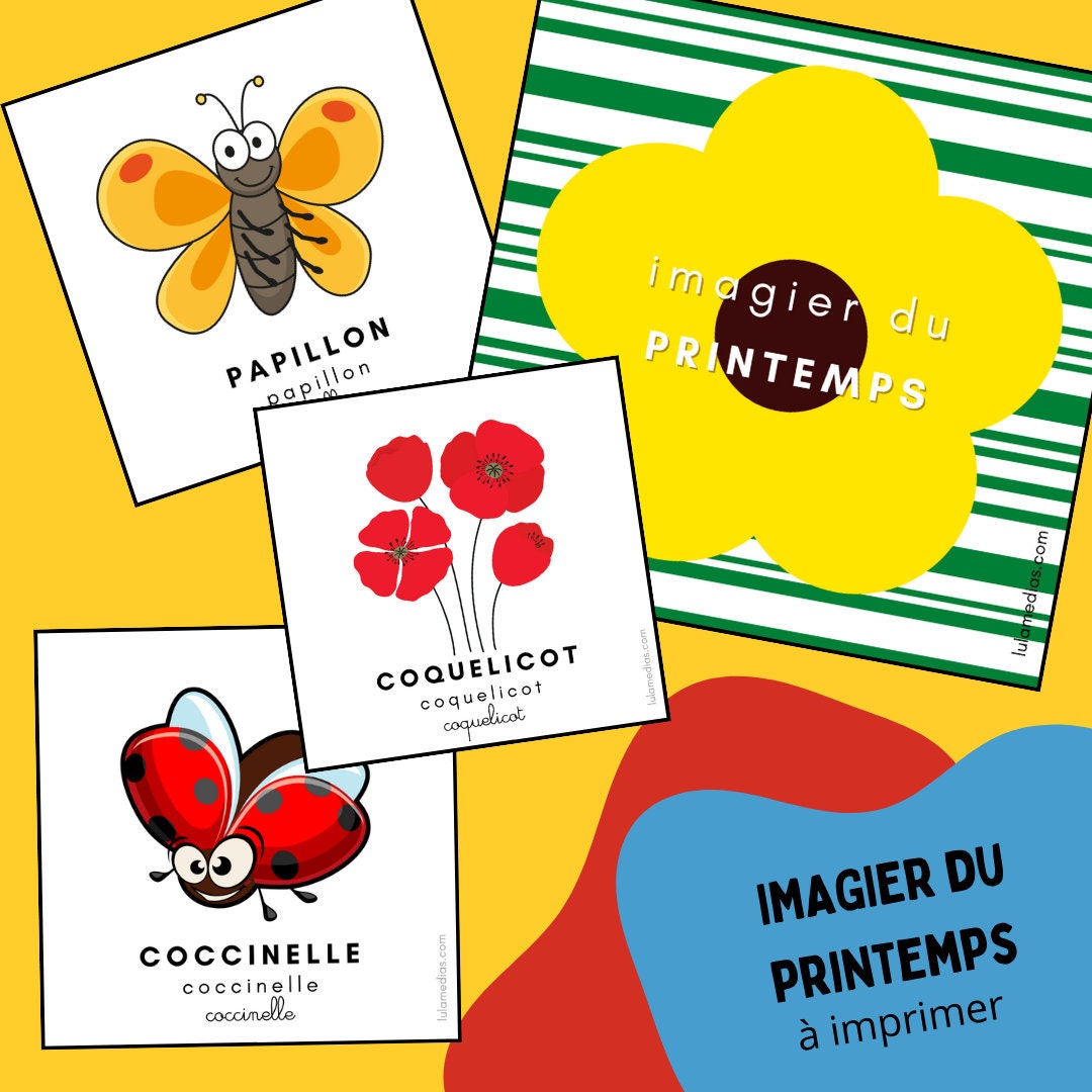 Imagier du printemps - Etsy France