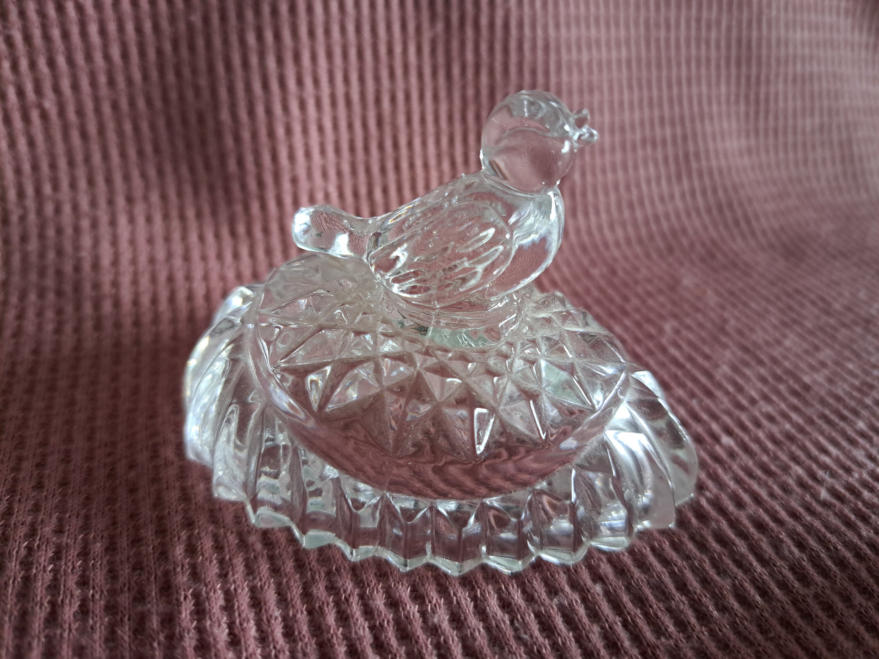 Hofbauer Birds Trinket Box Crystal Glass - Etsy