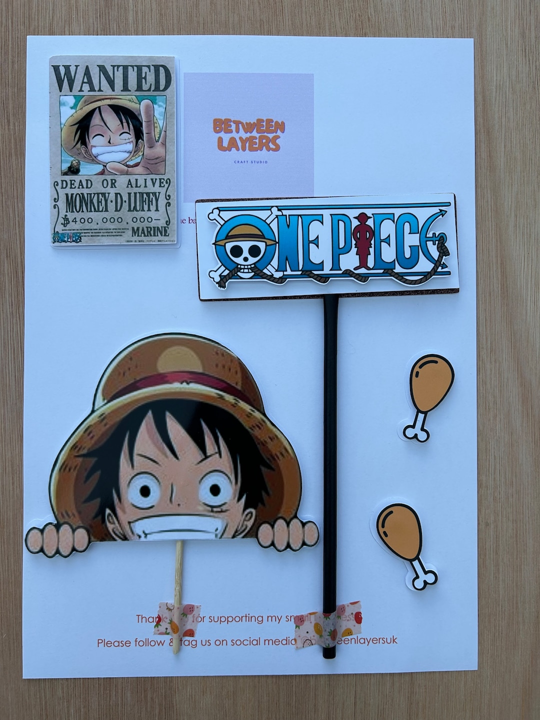 One Piece Cake Topper - Etsy