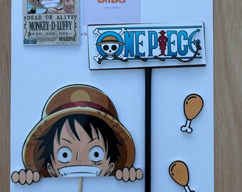 One Piece Inspired Cupcake Toppers Anime Cupcake Toppers New Movie ...