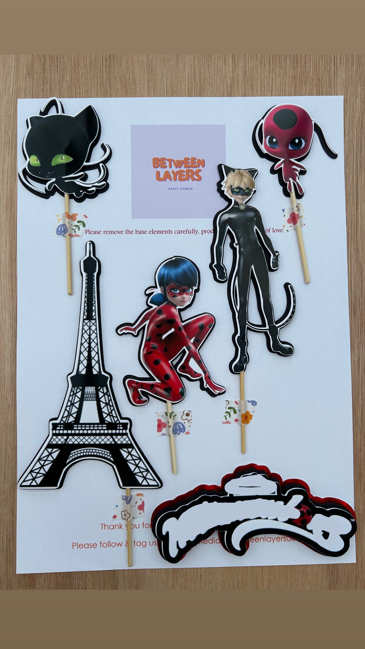 Bug Cake Topper Set - Etsy UK