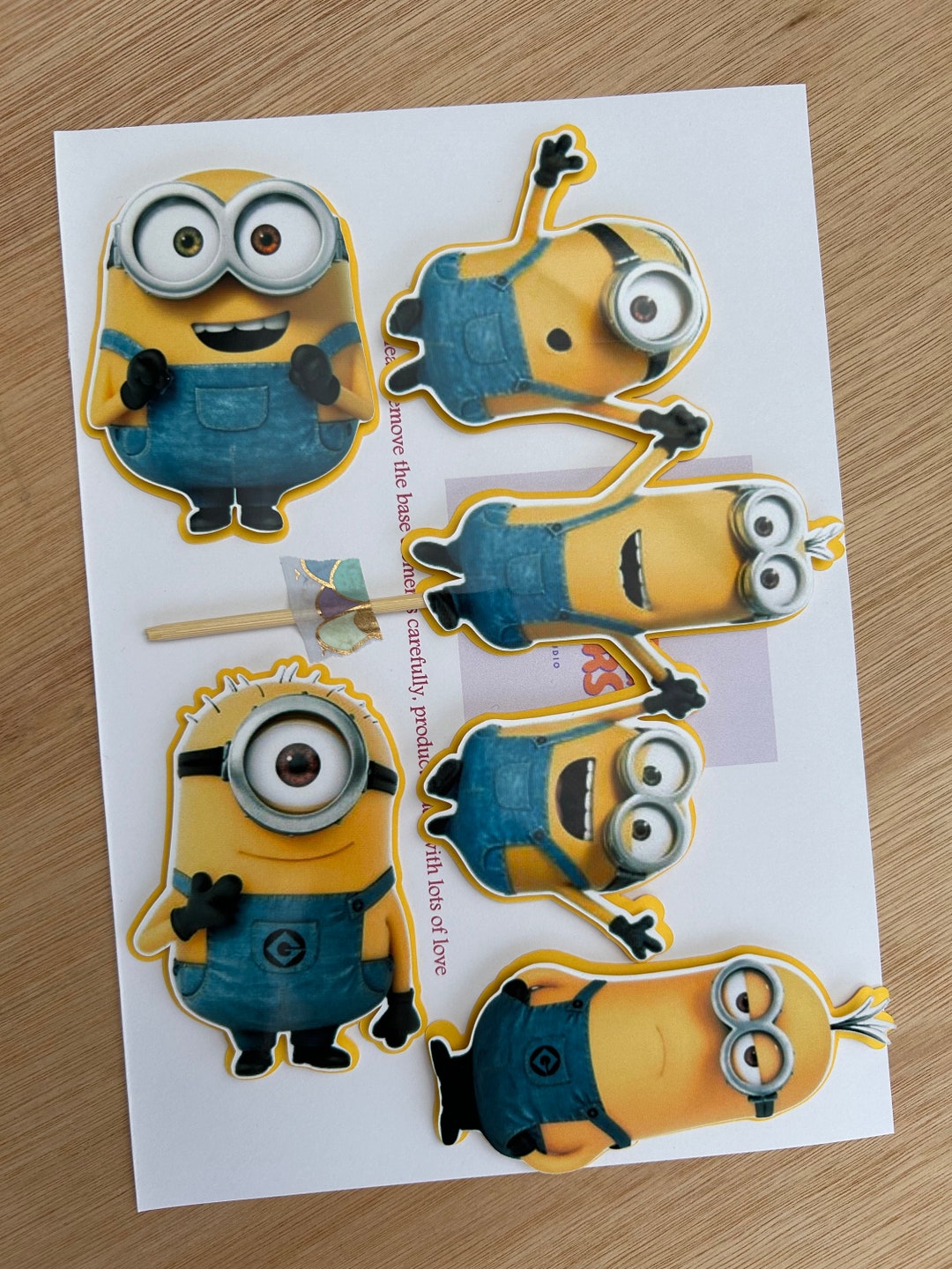 Minions Cake Topper - Etsy
