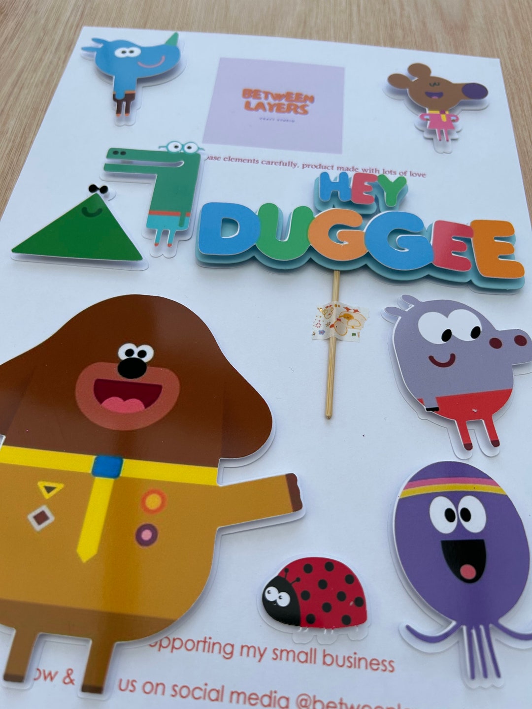 Duggee Cake Topper - Etsy