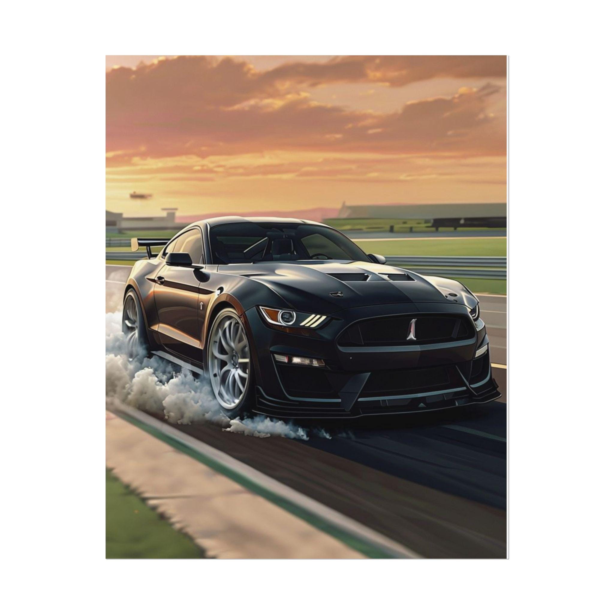 High-speed Racing Car Rolled Poster - Perfect for Car Enthusiasts and ...
