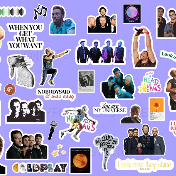 Coldplay - Etsy