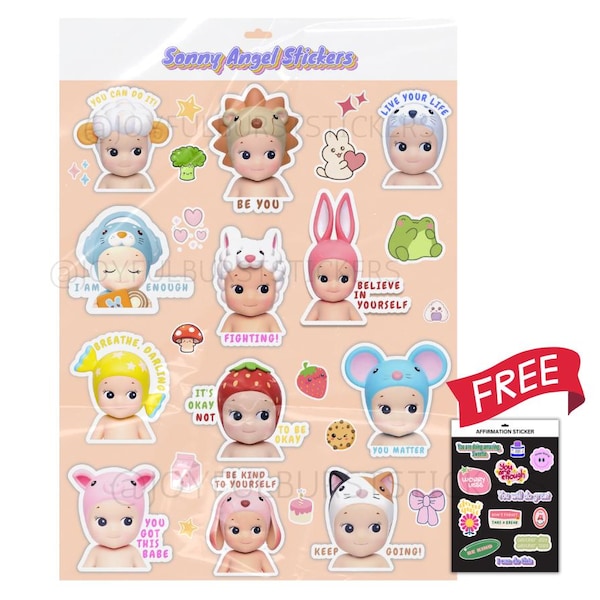 Aesthetic Stickers Sonny Angel - Etsy