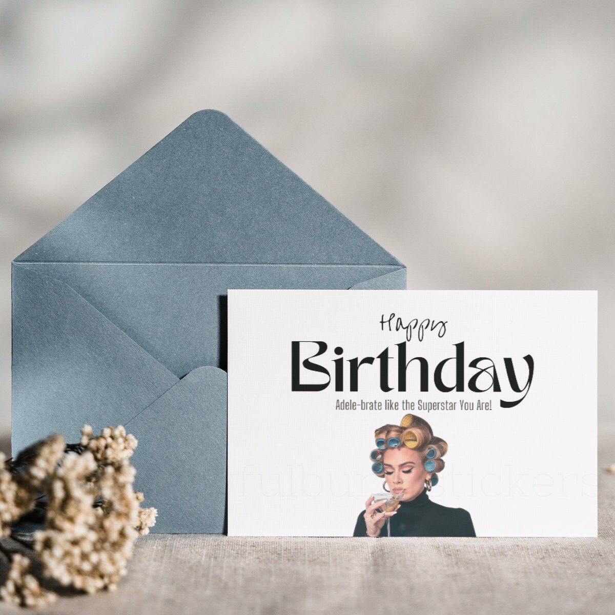 Adele Printable Birthday Card. Daydreamers Birthday Card. Adele ...