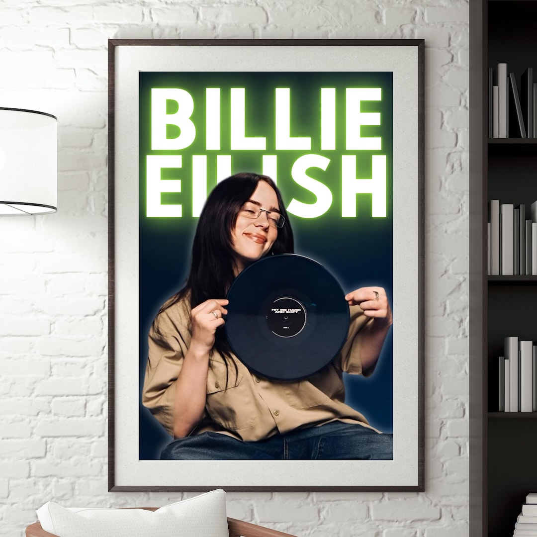 Billie Eilish Set of 3 Posters, Billie Eilish Art, Wall Decor, Billie ...