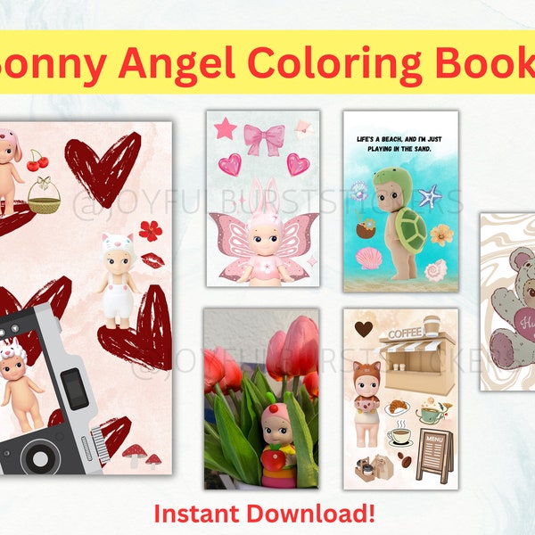 Sonny Angel Coloring Book - Etsy