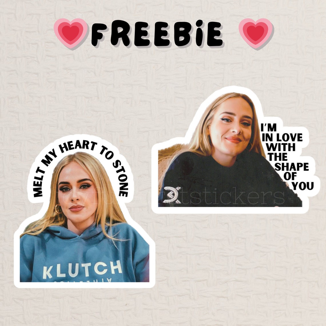 Adele Sticker Sheet. Adele Merch. Adele Fans. Digital Sticker. INSTANT ...