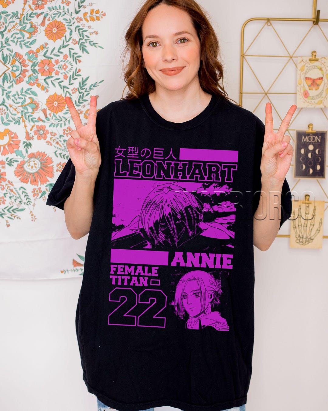 Annie Leonhart Shirt, Attack on Titan Anime Tee, Female Titan T-shirt ...