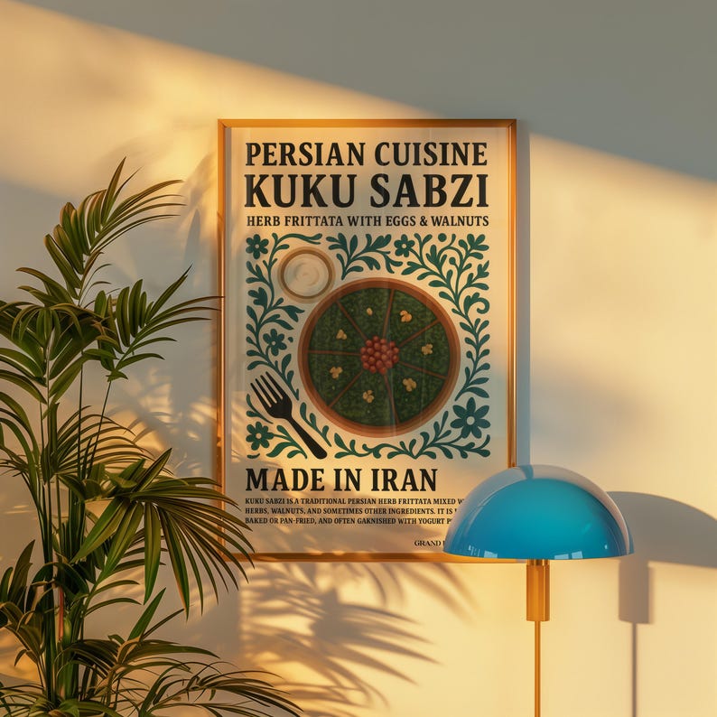 Kuku Sabzi, Persian Cuisine, Persian Food, Iran Art, Traditional Food ...
