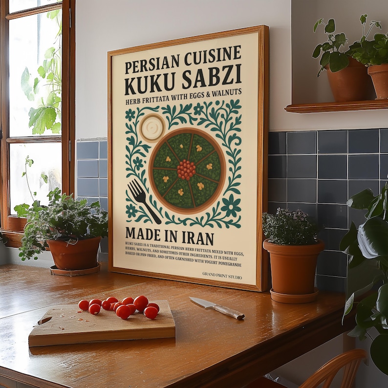 Kuku Sabzi, Persian Cuisine, Persian Food, Iran Art, Traditional Food ...