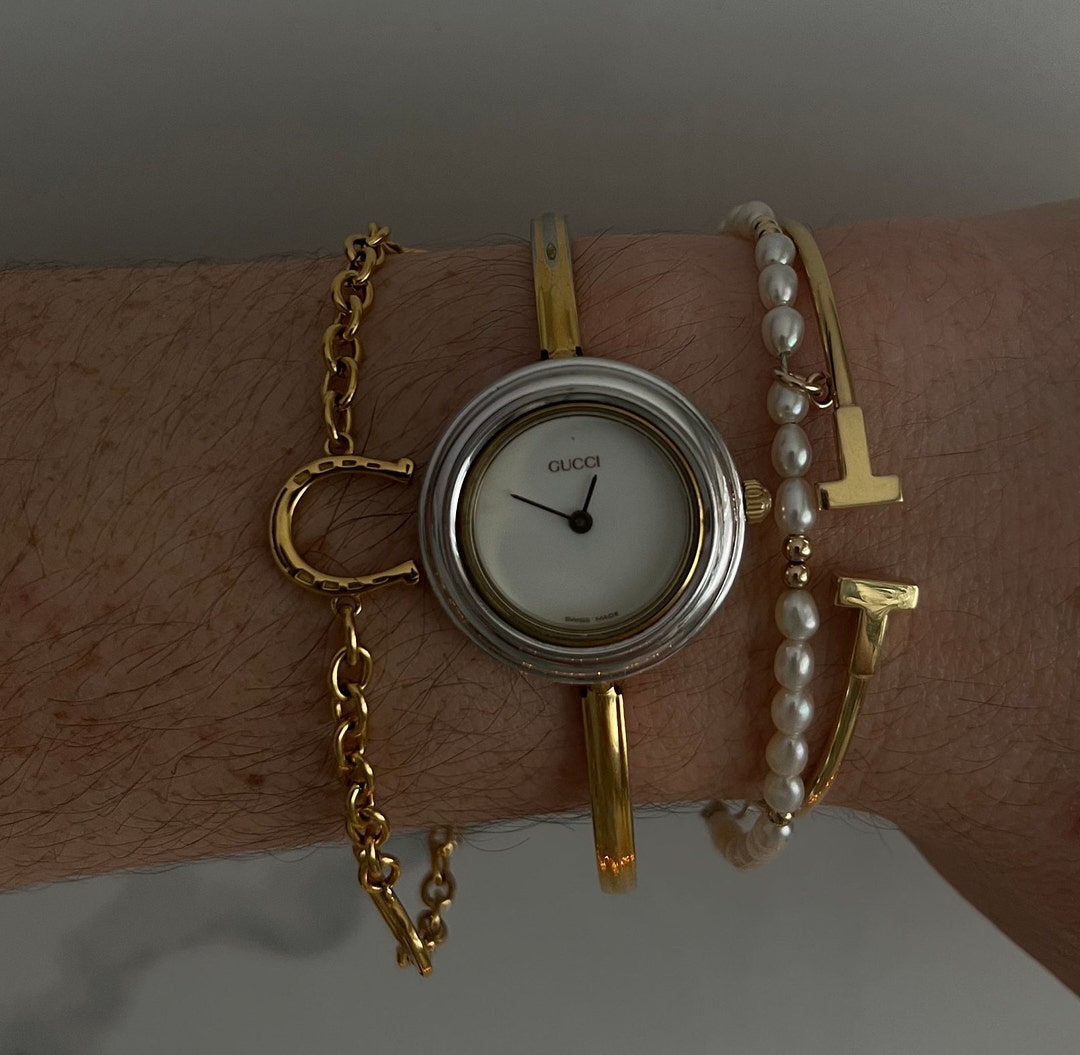 Beautiful Vintage Gold Gucci Bezel Ladies Watch - Etsy