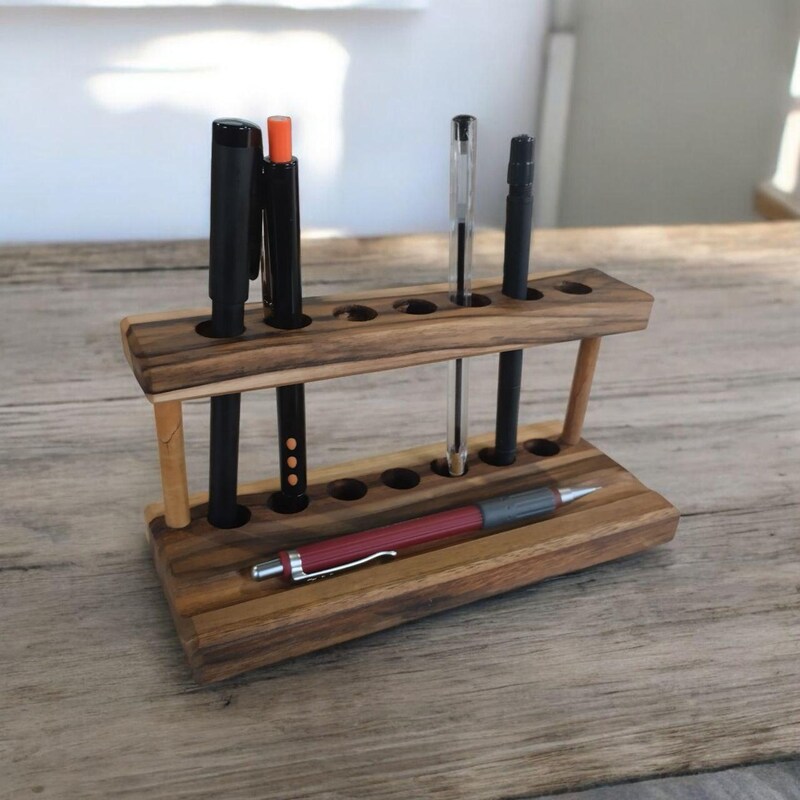 Rustic Pencil Holder - Etsy