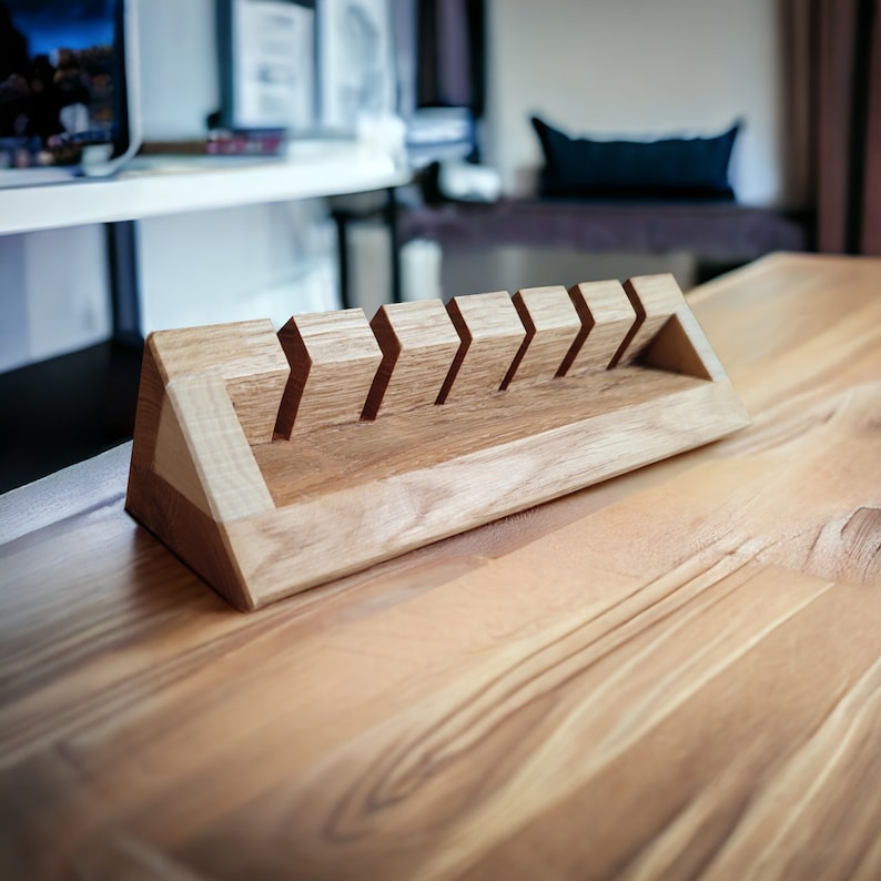 Wooden Wire Holder, Wooden Cable and Charger Organizer, Desk ...