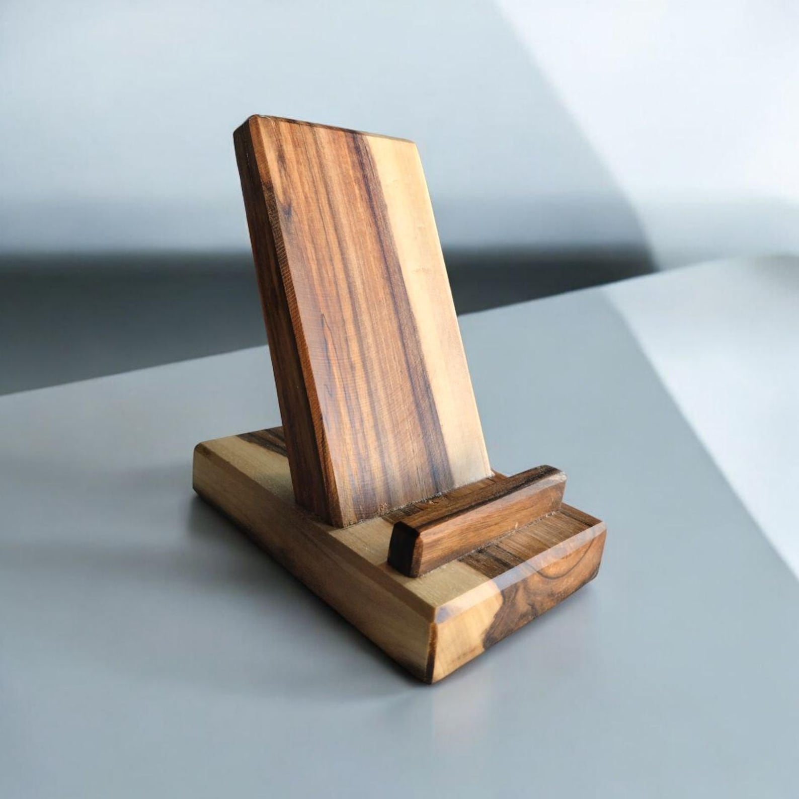 Phone Stand. Phone Holder. A Gift for Him. Wooden Phone Holder. Eco ...