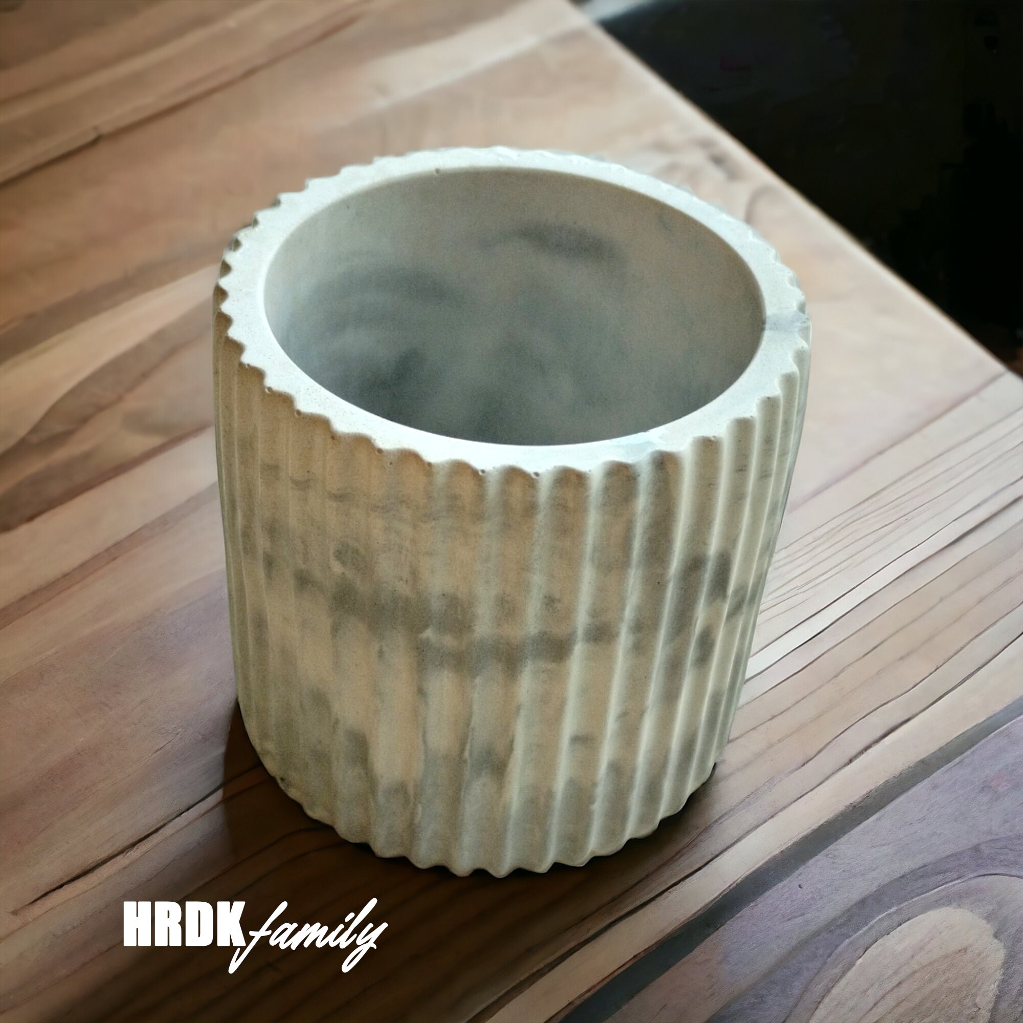 Gypsum Container. Plaster Container for Candle. Plaster Container for ...