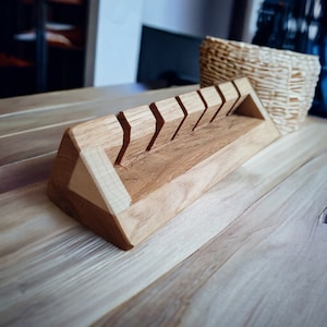 Wooden Wire Holder, Wooden Cable and Charger Organizer, Desk ...