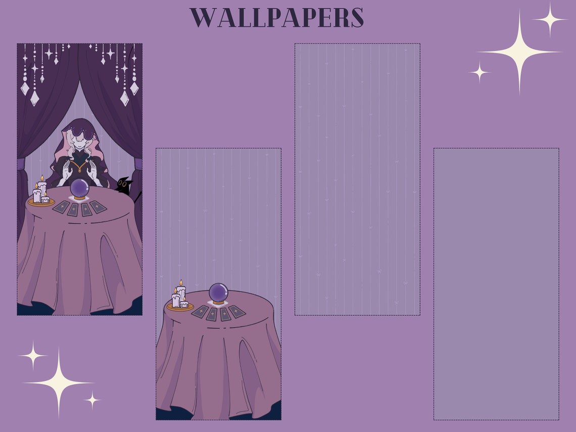 Witch House Theme Set, Hand Drawn App Icons, Ios and Android Set ...