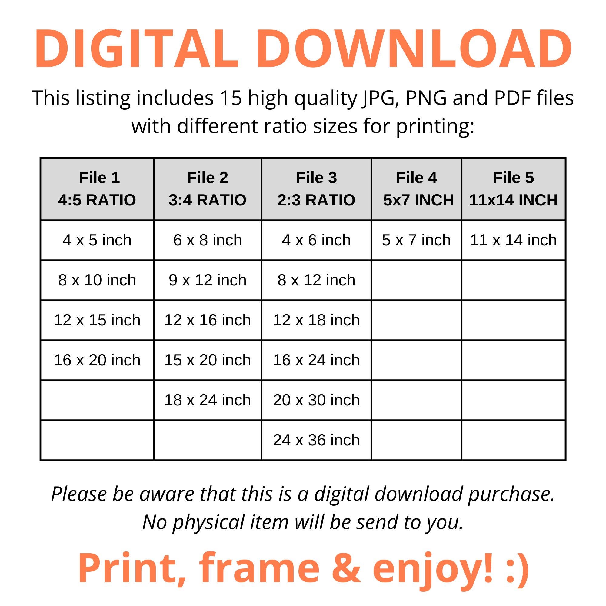 Alphabet Poster in Pink, Purple, and Red Digital Colorful Printable ...