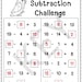 20 Printable Find the Missing Numbers in Subtraction (numbers 1–20 ...