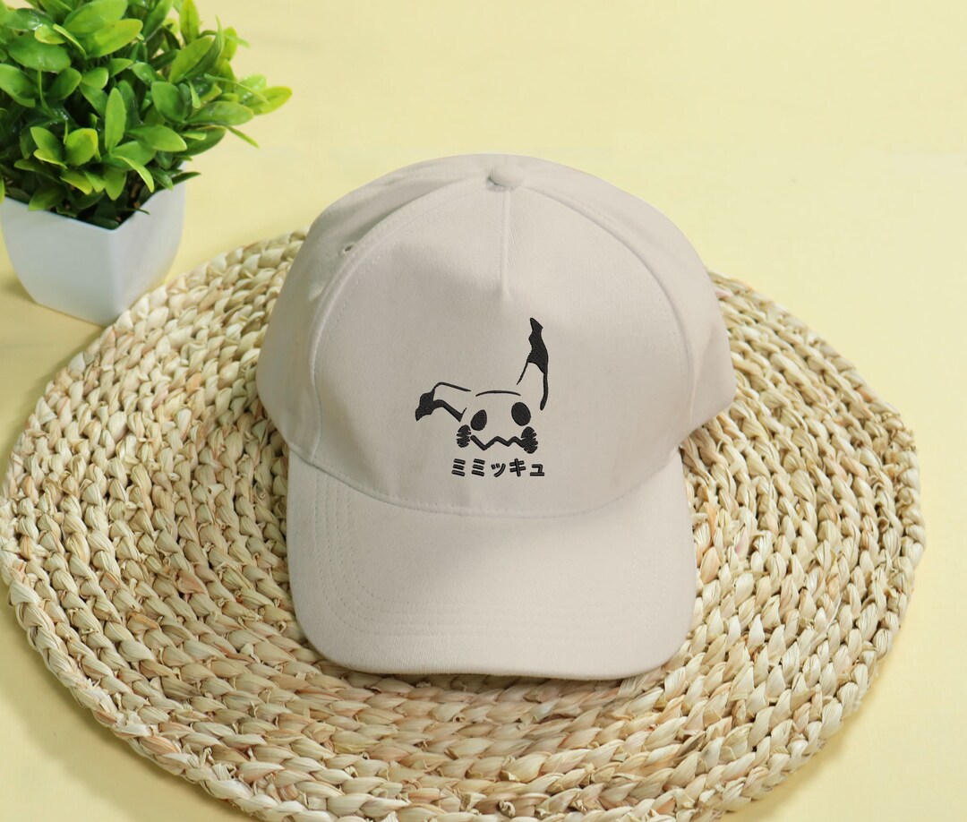 Embroidery Mimikyu Classic Cap Japanese Anime Ghost Mimikyu Embroidered ...