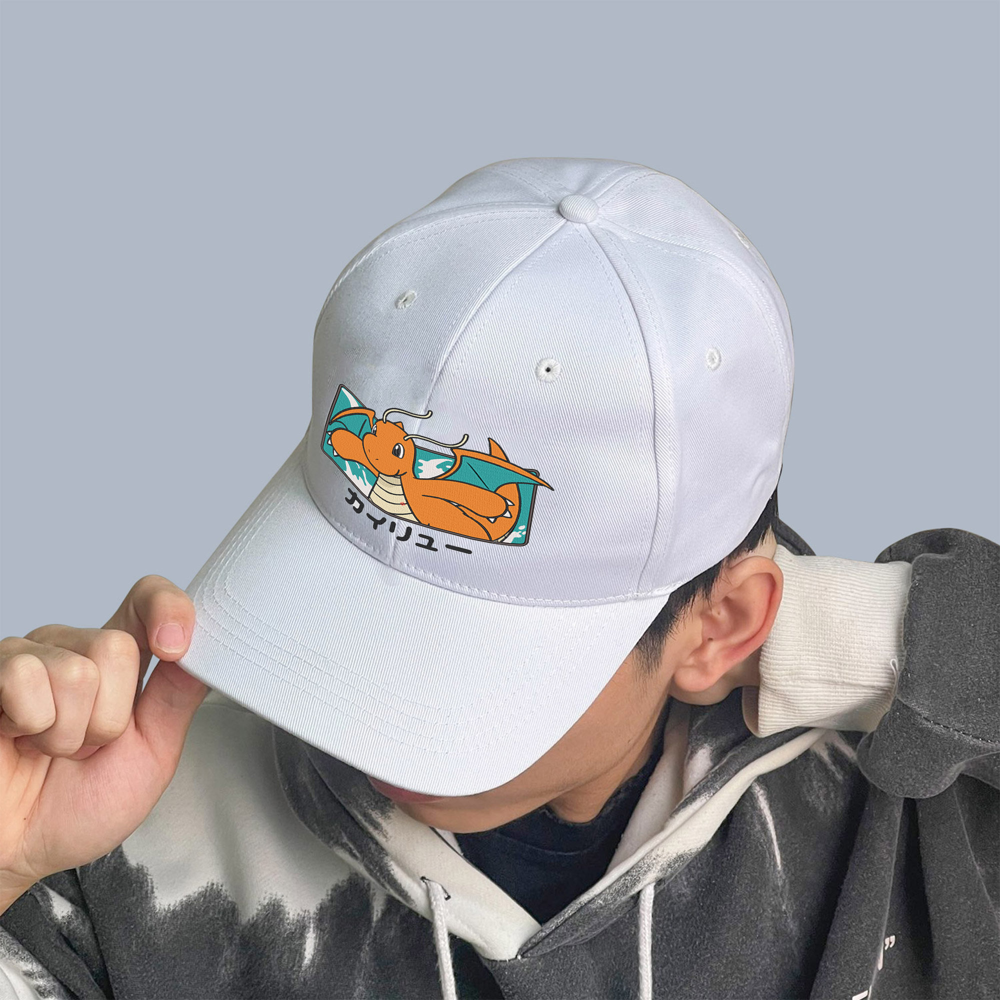 Dragonite Embroidery Cap Anime Dragonite Embroidered Hat Gifts for ...