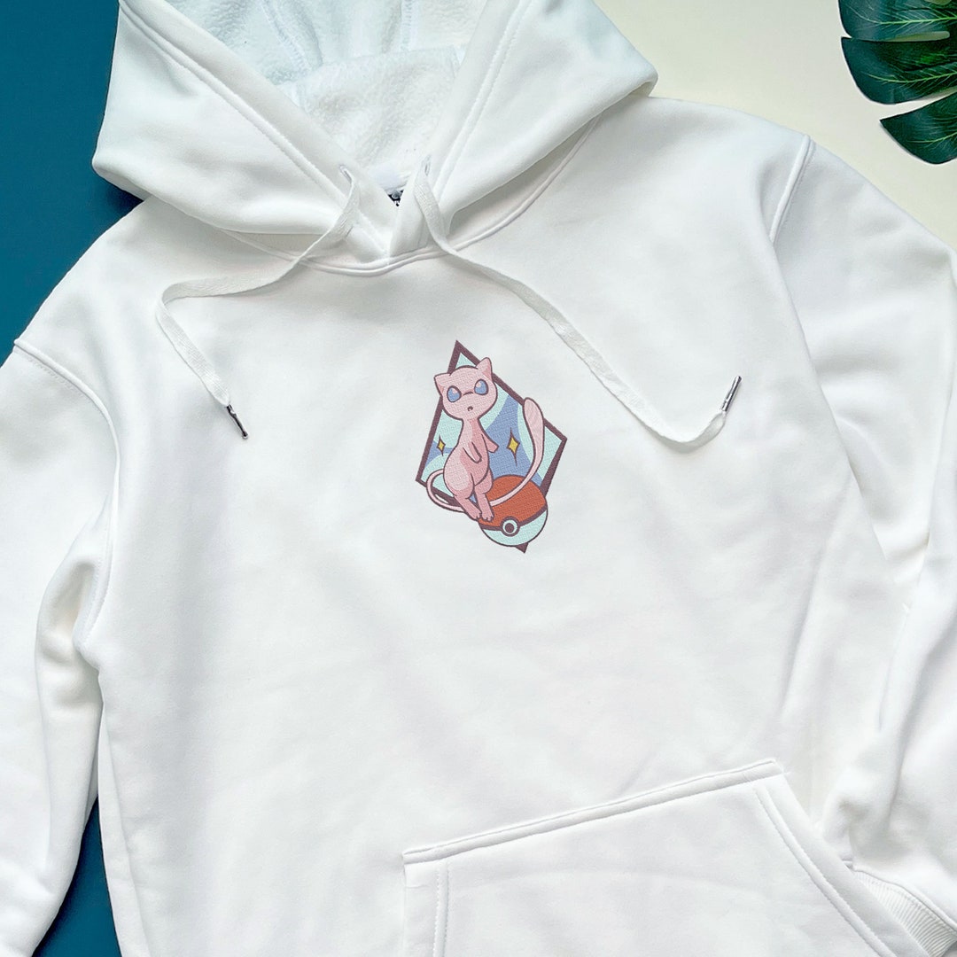 Mew Embroidered Hoodie Embroidered Mew Psy Sweatshirt Mew Shirt Gift - Etsy