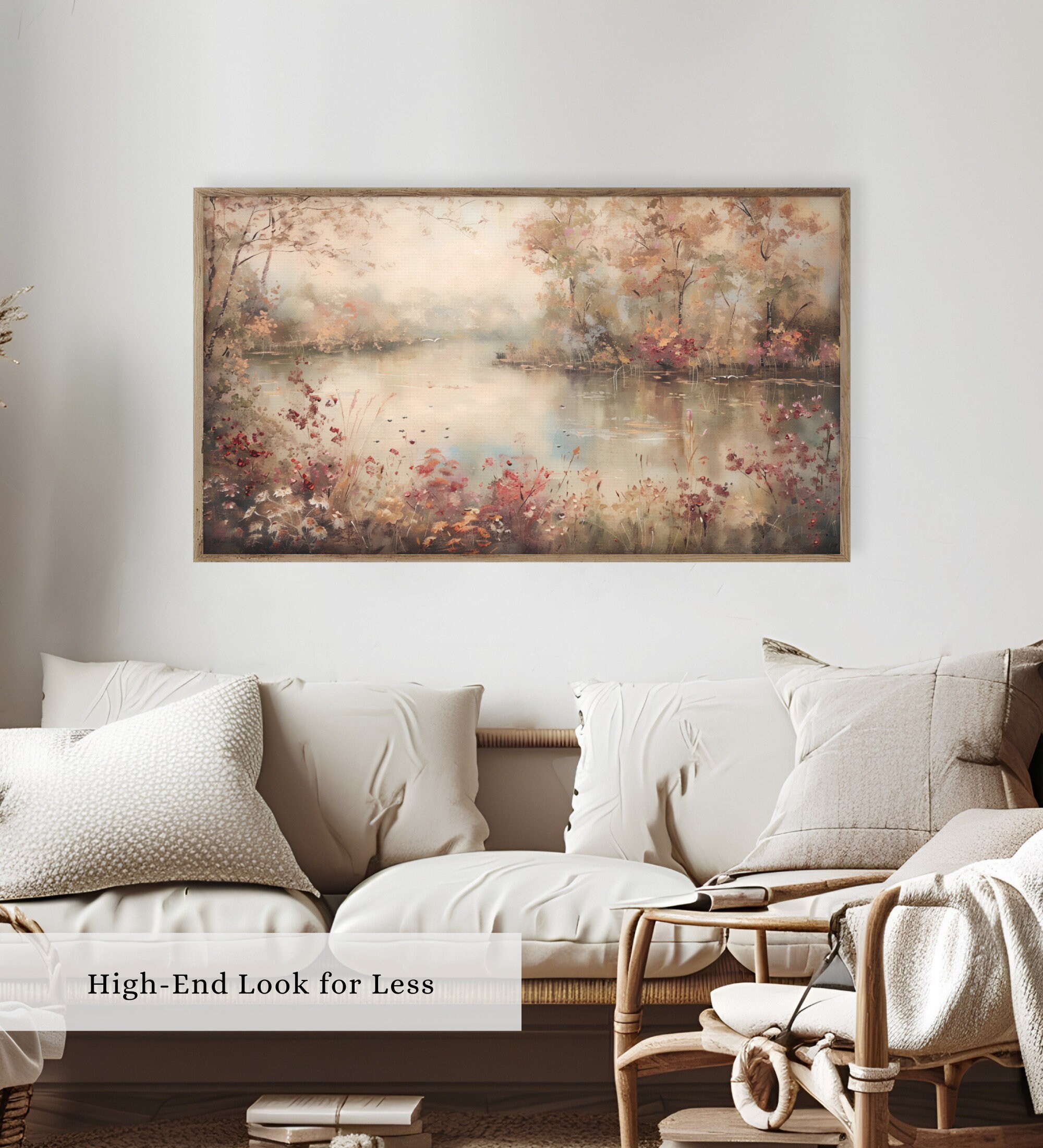 Samsung Frame TV Art Autumn Forest Scene Digital Download Cozy Fall ...