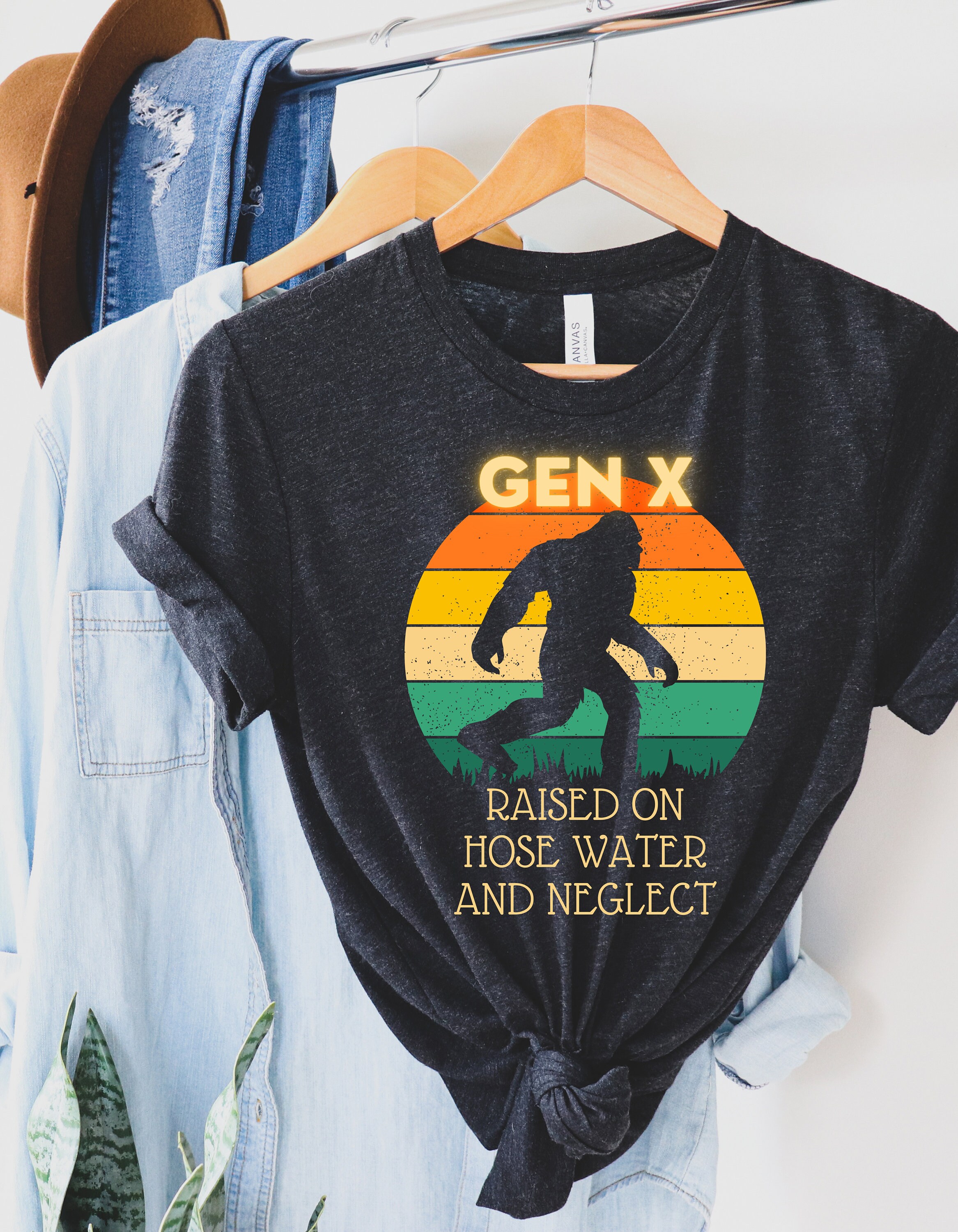GEN X Raised on Hose Water and Neglect Shirt, Gen X Shirt, Funny Gen X ...