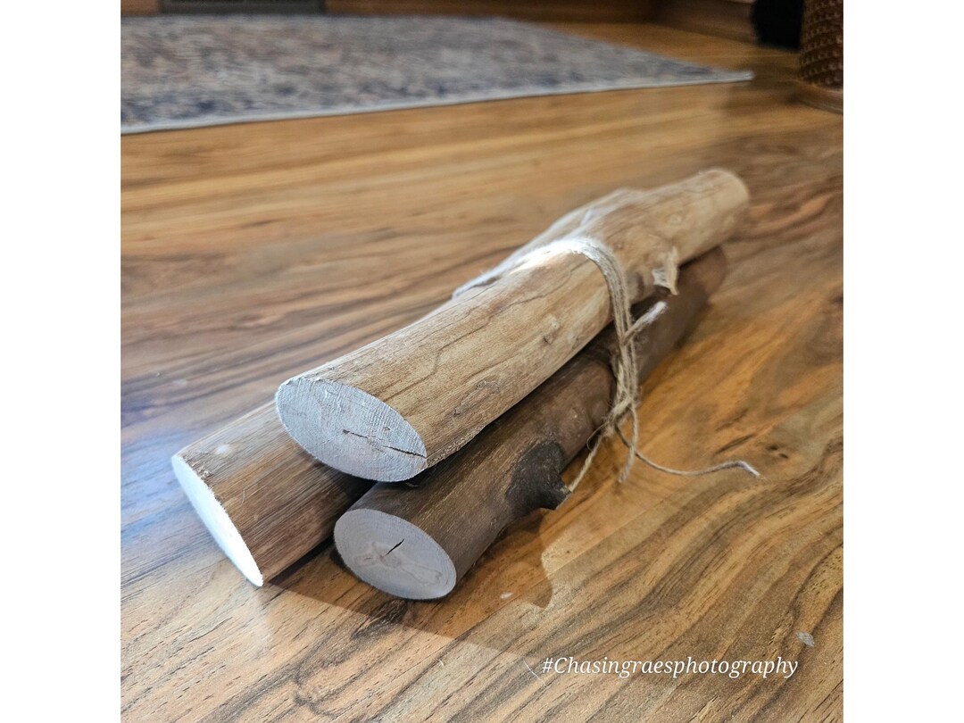 Bundle of Aspen Logs Bare Logs Bark Removed Rustic Real Wood for Rustic ...