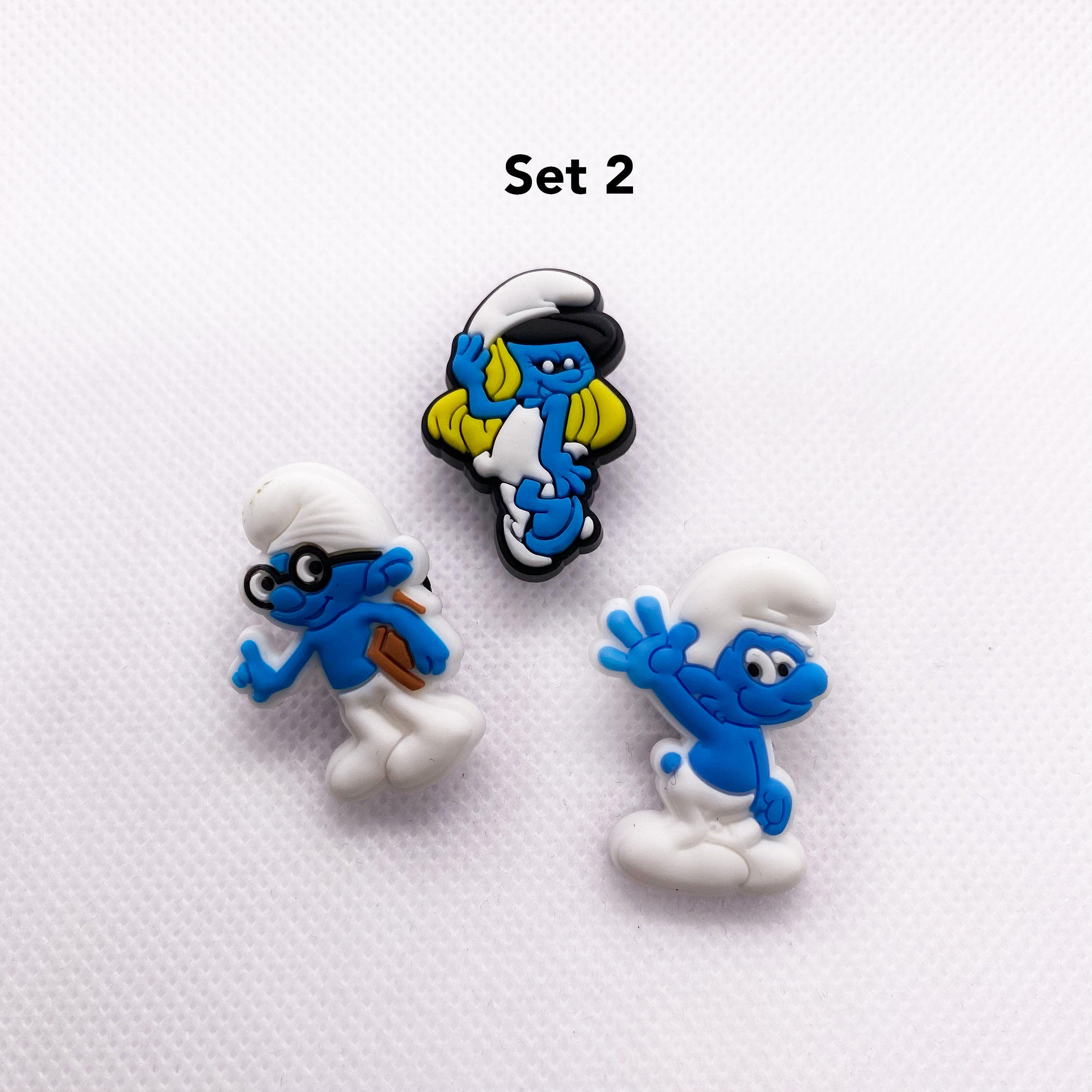 The Smurfs Cartoon Croc Charms, Jibbitz, Clogs Set Dive Into Fun With ...