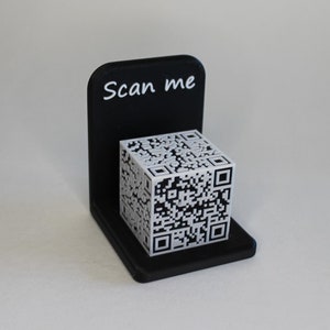 QR Code Cube for Display - Etsy