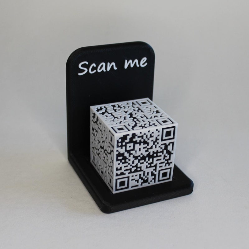 Qr Code Cube - Etsy