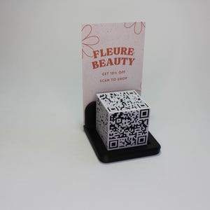QR Code Cube for Display - Etsy