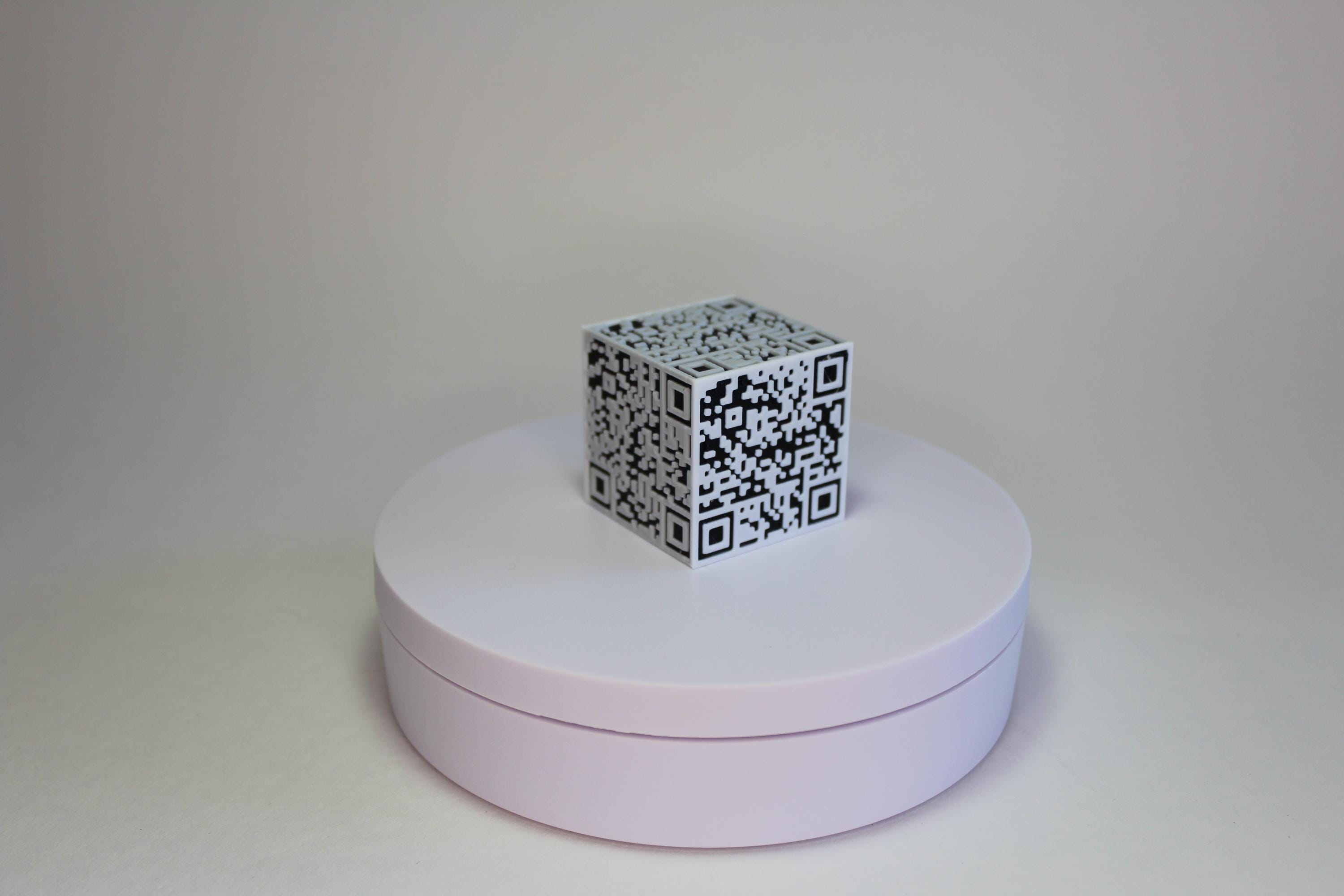 QR Code Cube for Display - Etsy