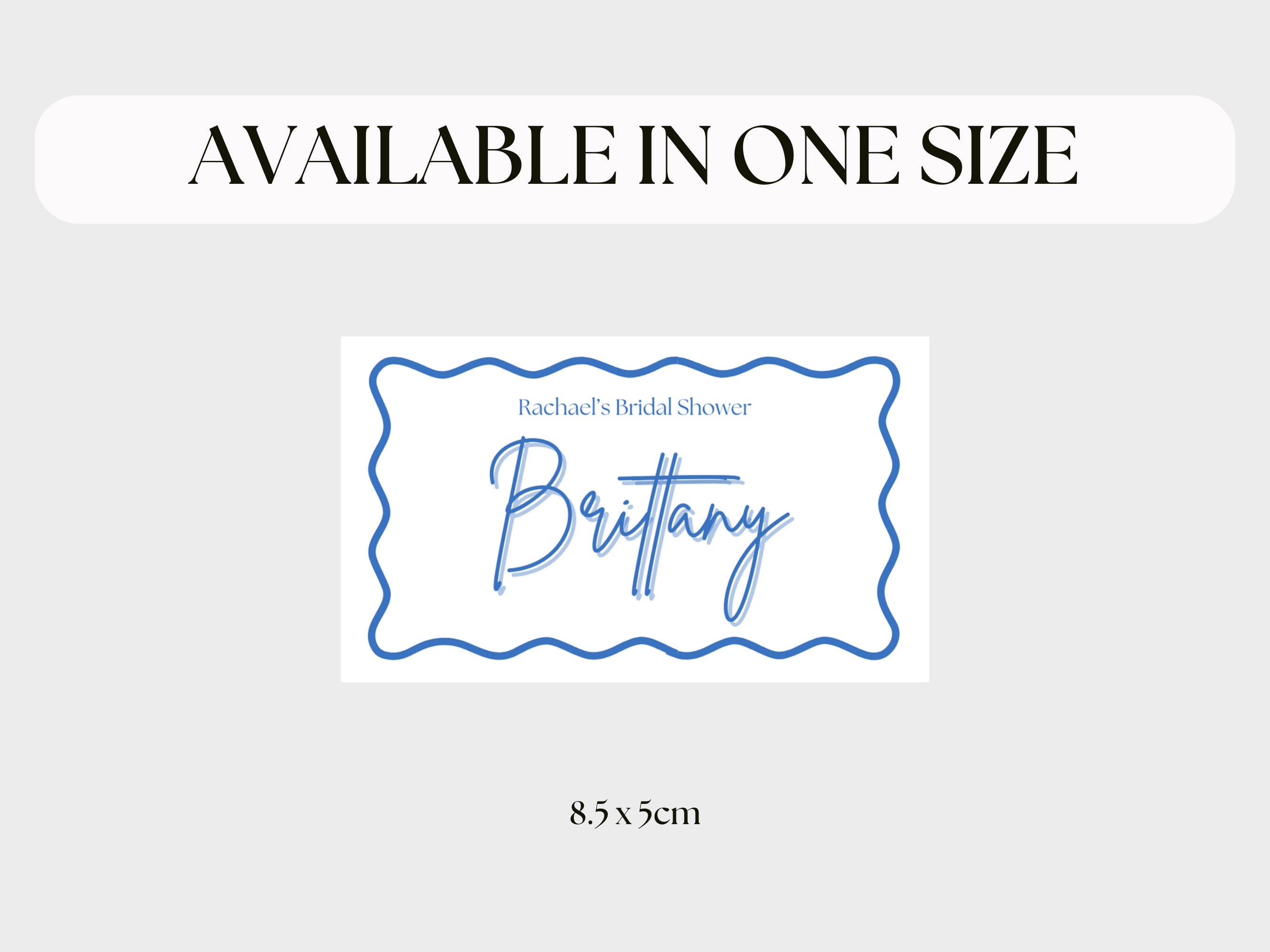 Printable Bridal Shower Name Tag | Hens Party Name Tag | Canva Digital ...